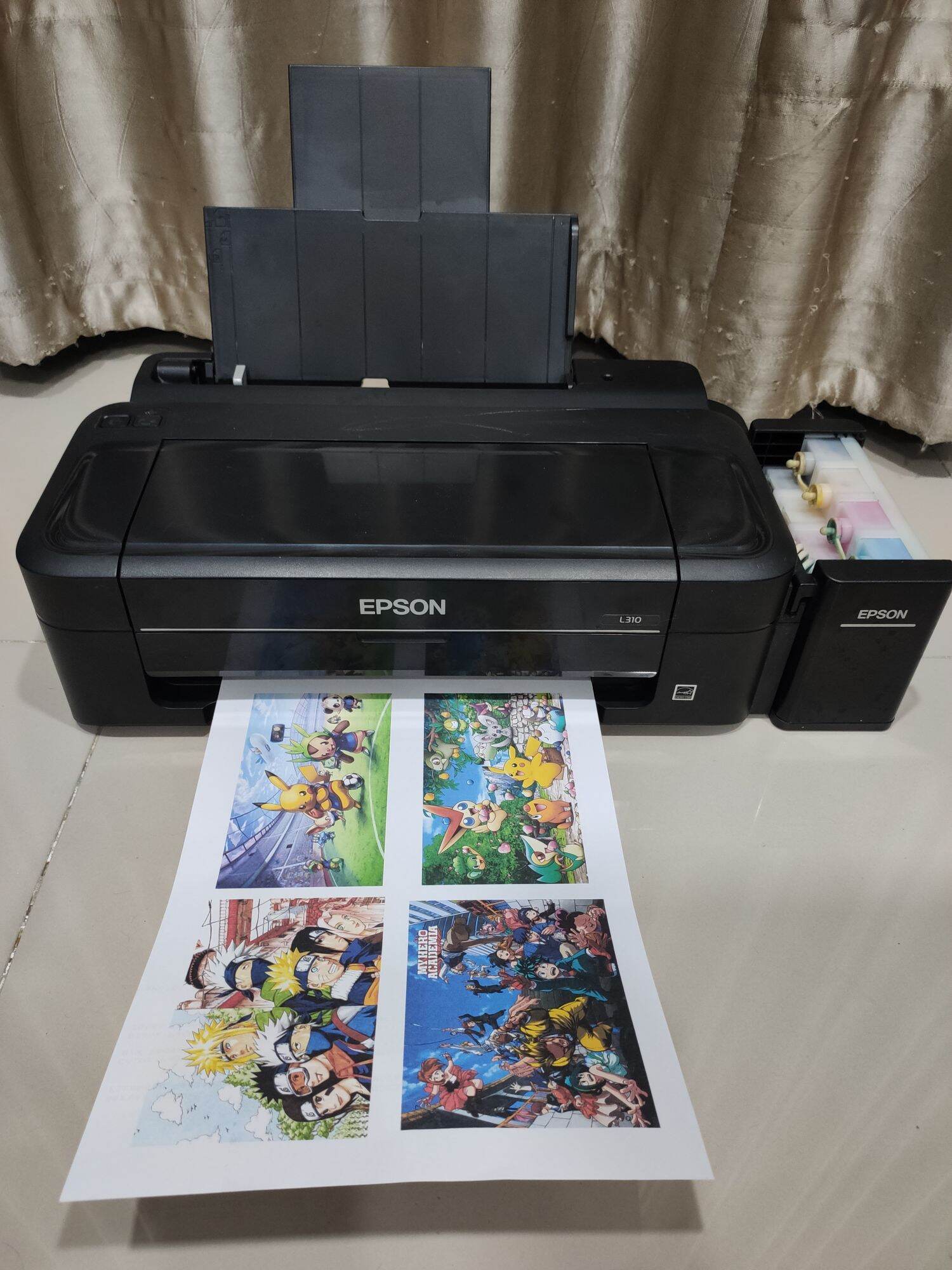 ((มือสอง))Epson l310 พร้อมใช้งาน เครื่องปริ้นเตอร์อิงค์เจ็ท ปริ้นสี ป ...