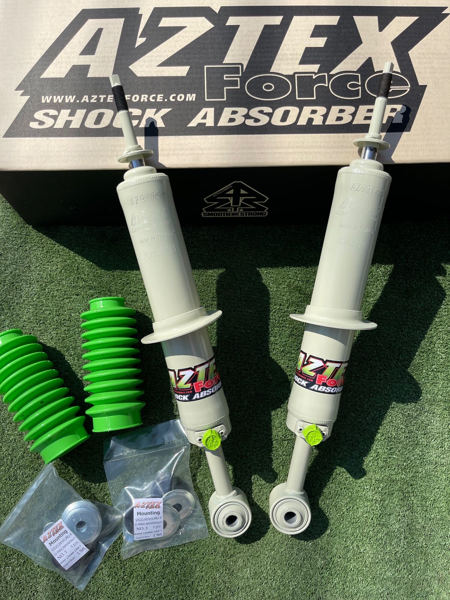 โช๊คคู่หน้า Aztex force แกน16ปรับ9 สำหรับรถตัวสูง4*4 แจ้งรุ่นและสเปคใน ...