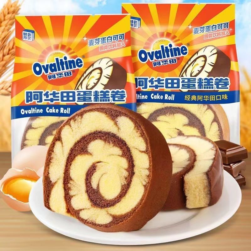 พร้อมส่ง️ เค้กโรลโอวัลติน ovaltine cake ขนนมโอวัลติน - Eating house ...