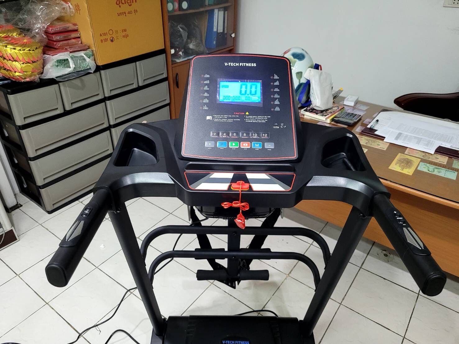 V-tech ลู่วิ่งไฟฟ้า พร้อมสายปั่นเอว - Dana Fitness - ThaiPick