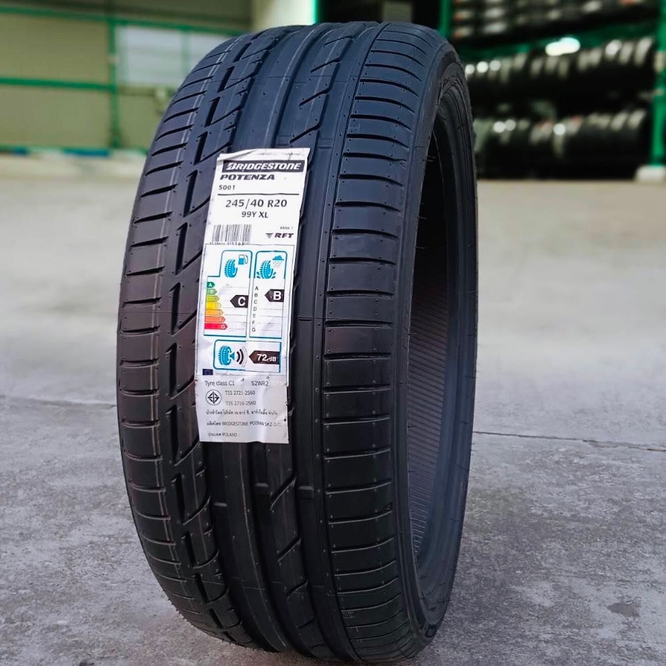 245/40R20 กับ 275/35R20 Bridgestone Potenza S001 RFT จำนวน 4เส้น - ที ...