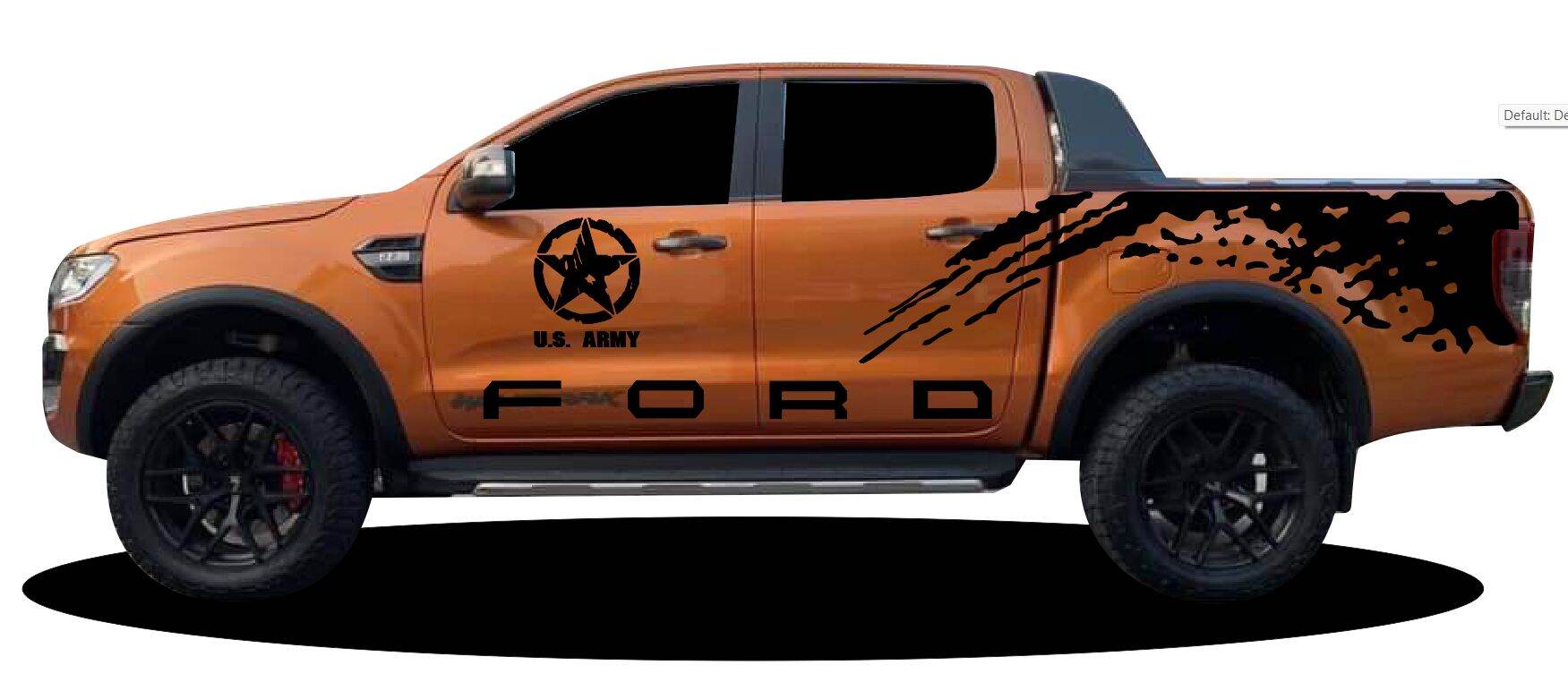 🔴🟥sticker Ford ranger สติ๊กเกอร์รถกระบะ Ford สติ๊กเกอร์ลายสาดโคลน Ford ...