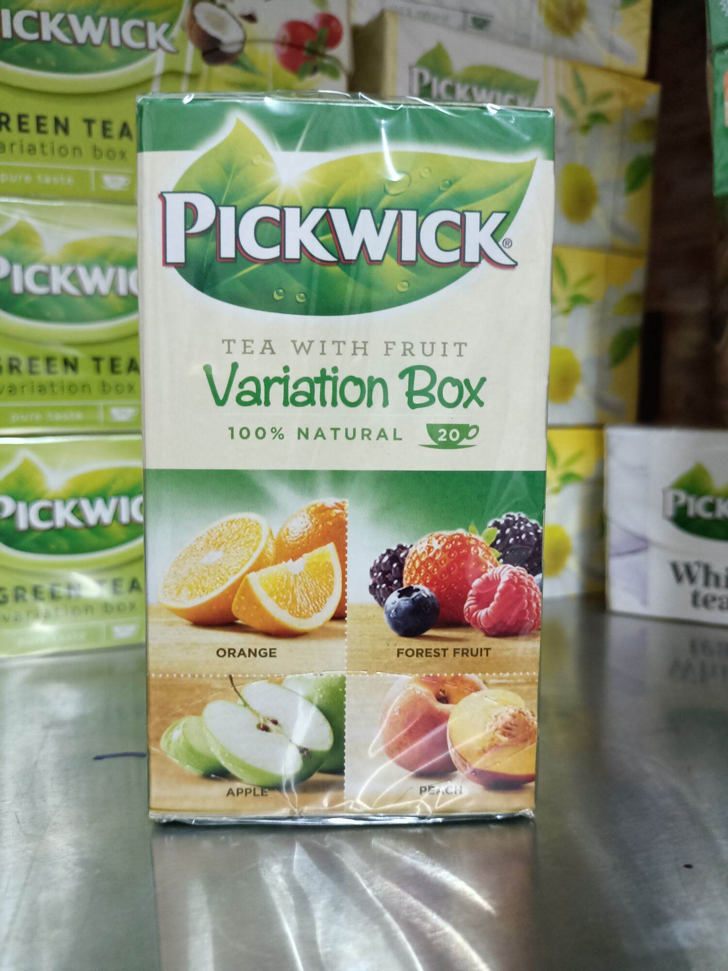 ชาผลไม้หลากรสธรรมชาติแท้100% Pickwick Tea With Fruit Variation Box 100% ...