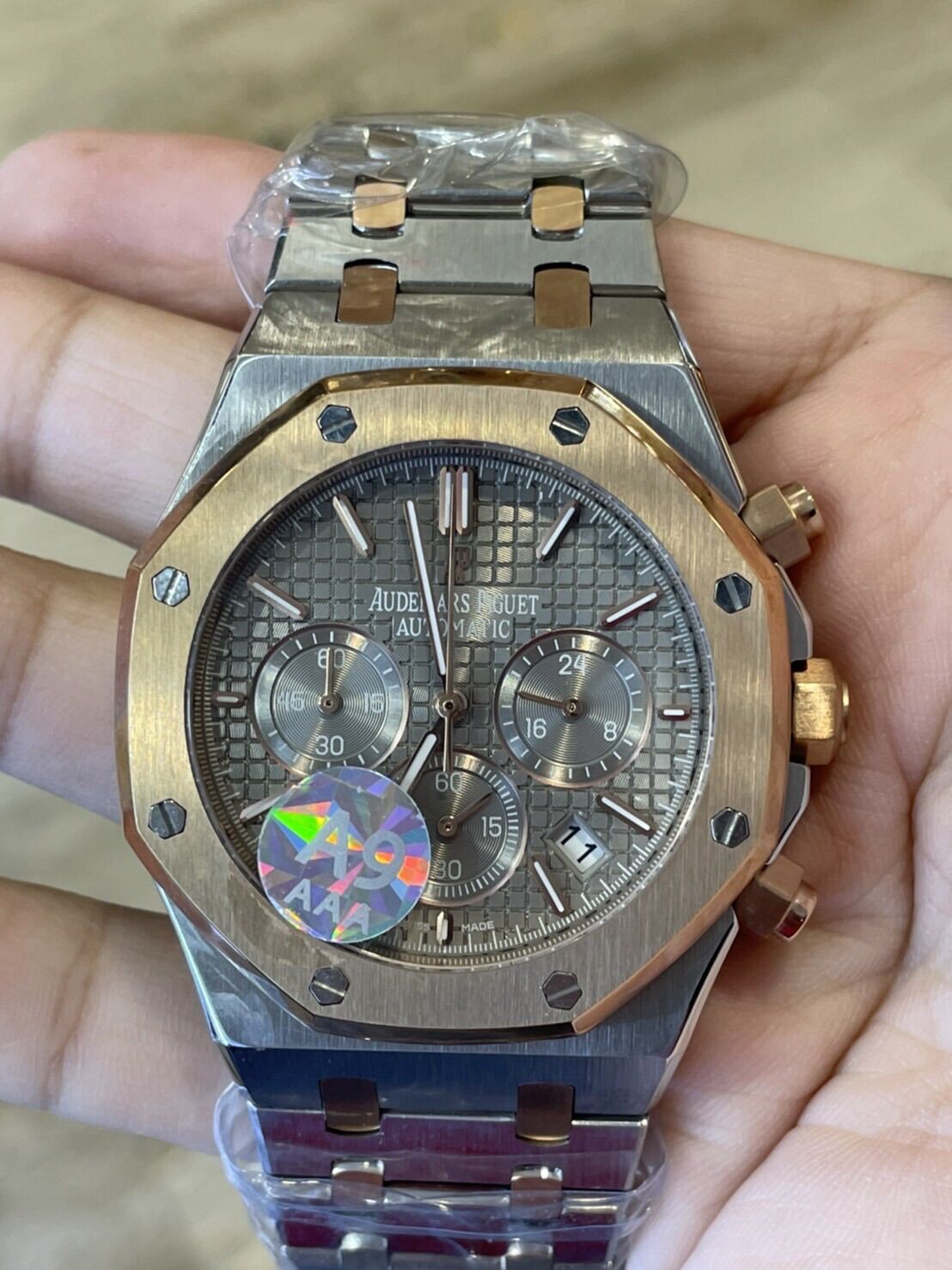 Ap Royal Oak Battery stop watch Japanese movement one year warranty ...