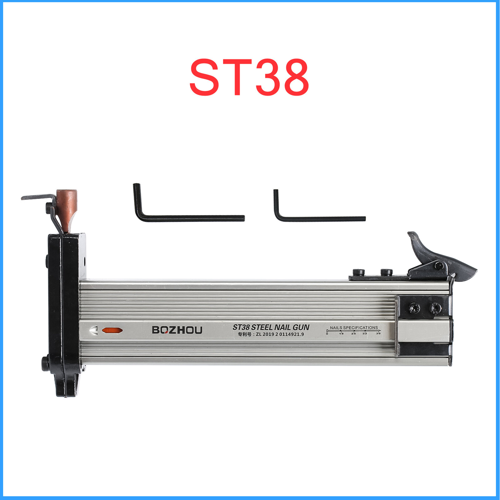 ST18/ST-18B/ST38เครื่องตอกตะปูด้วยมือ เครื่องตอกตะปูงานไม้คอนกรีตตอกตะปูผนังปูนตอกร่องผนังตะปู ...