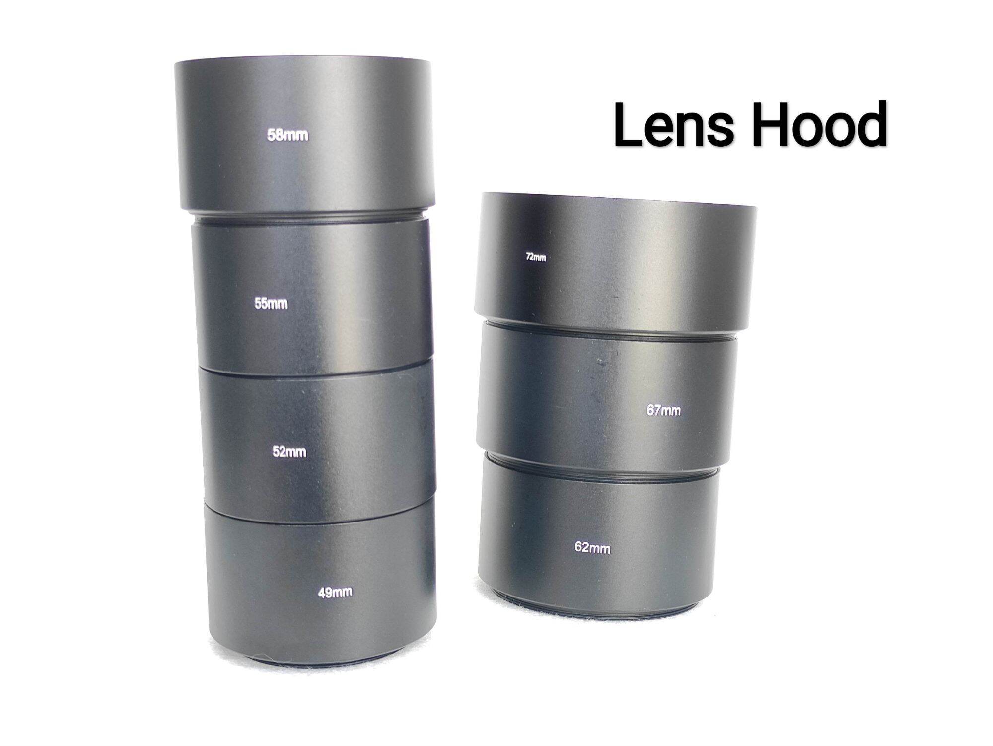 Hood ฮู้ดเหล็ก 10 ขนาด 40.5434649525558626772 for Canon Nikon Sony for ...