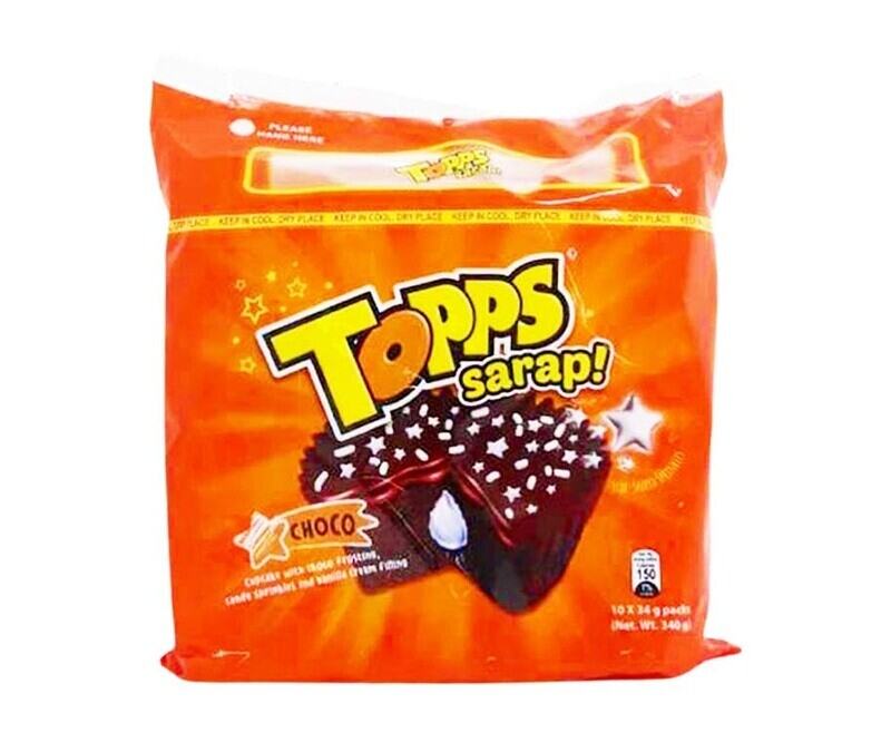 Cupp Keyk Choco Topps 34g x 10's | Lazada.co.th