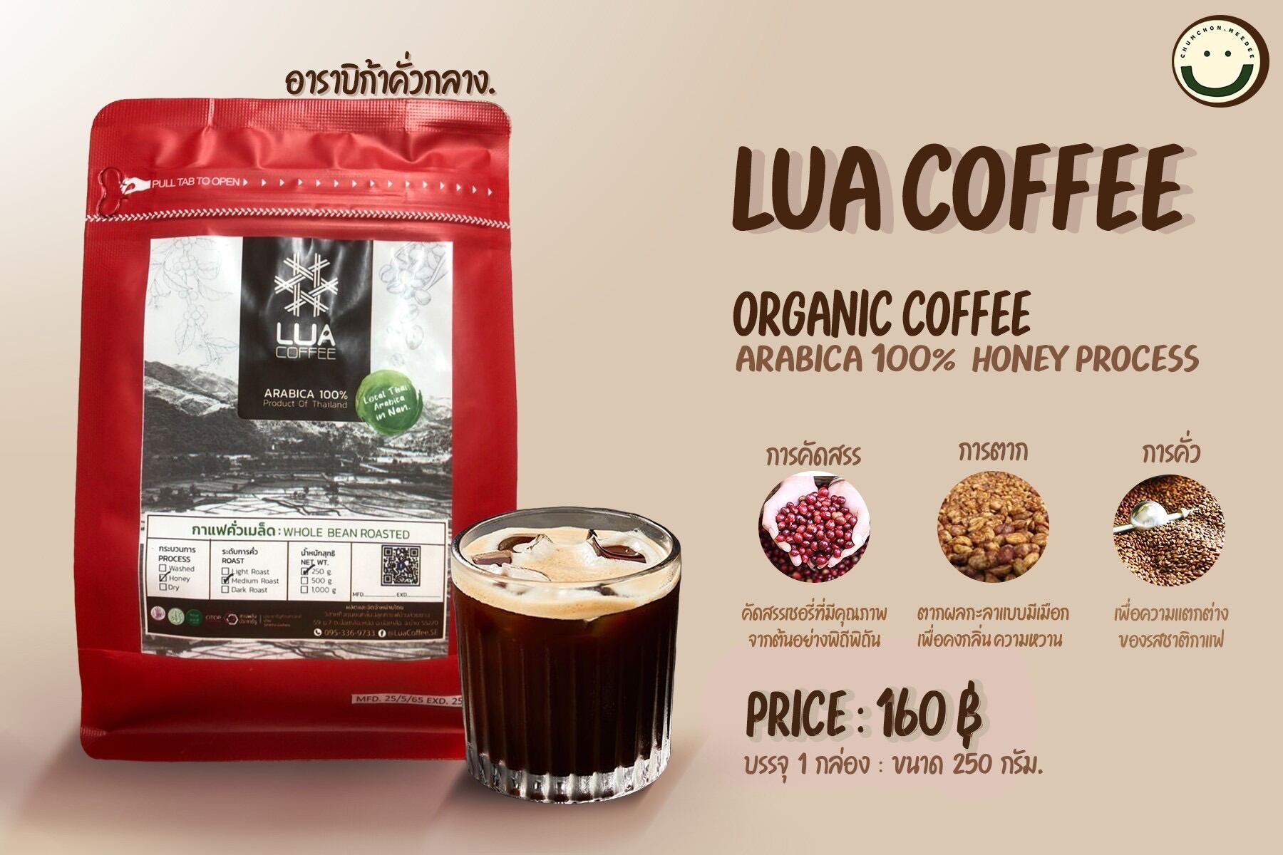 กาแฟคั่วกลาง (LUA COFFEE) | Lazada.co.th
