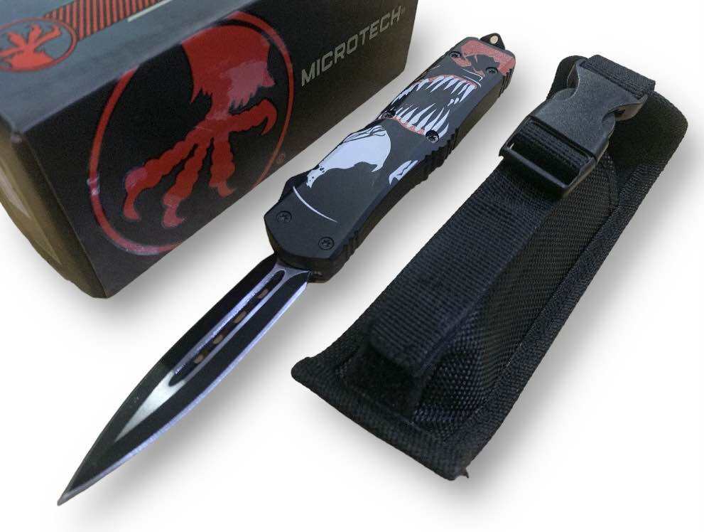 มีดสปริงตรง มีดพก Microtech Deadpool พร้อมส่ง ราคาถูก | Lazada.co.th