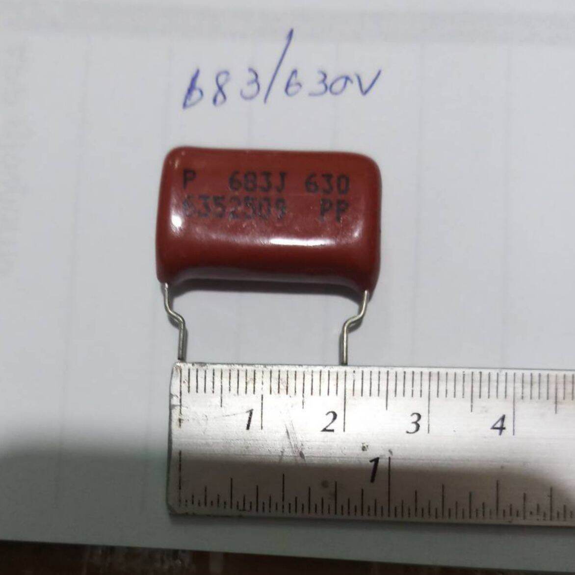 ตัวเก็บประจุ คาปาซิสเตอร์ ไมล่า capacitor 683J630V ราคา/5ชิ้น | Lazada ...