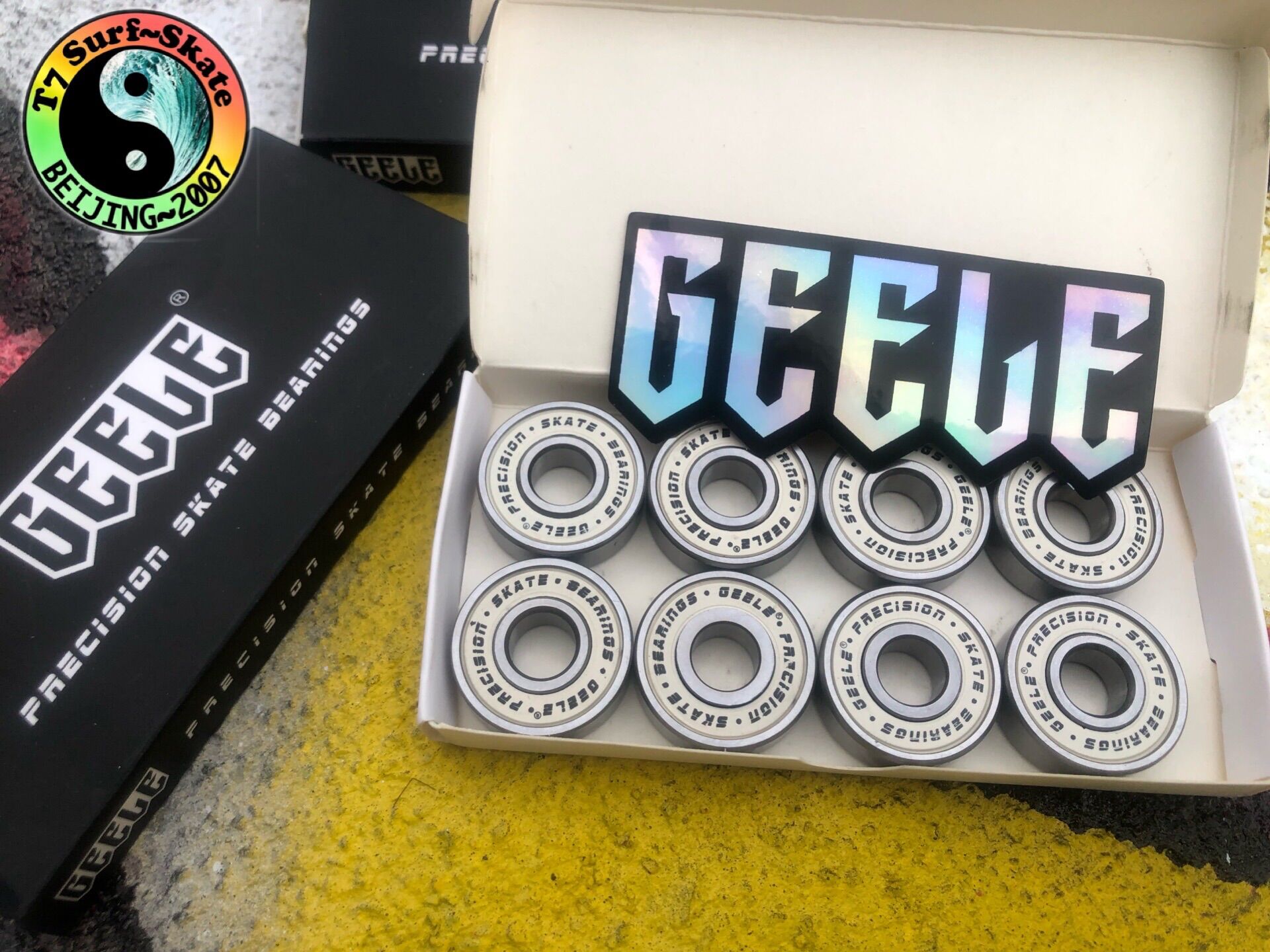 geele surf skateboard precision bearings แบริง geele skate bearings แบ ...