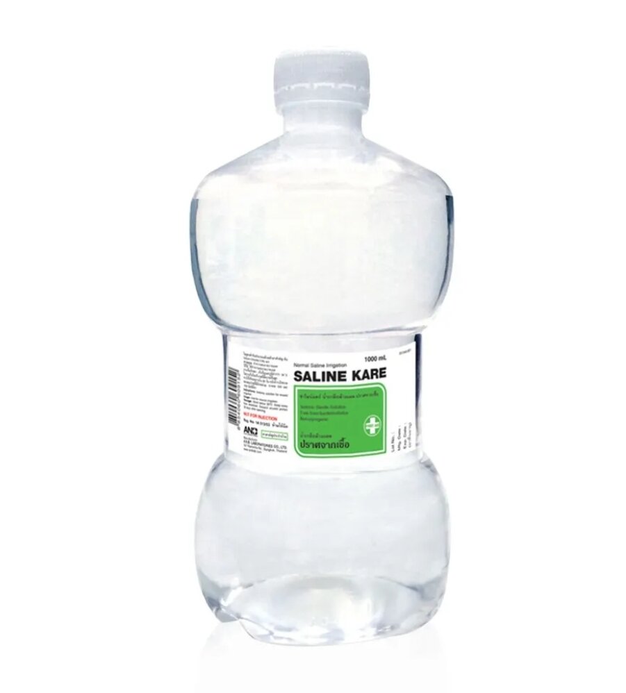 น้ำเกลือ Normal Saline Solution For Irrigation 1000 ml จำนวน 1 ขวด ...