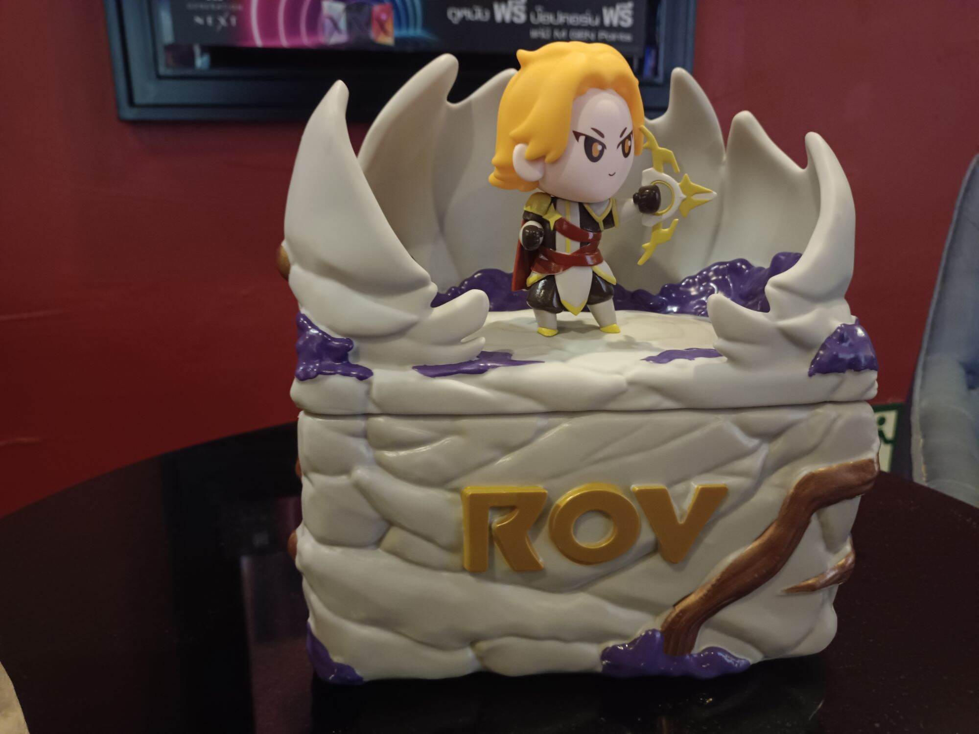 ถังป็อปคอร์น ROV จากโรงภาพยนตร์ เมเจอร์ (ของใหม่)พร้อม Item card ...