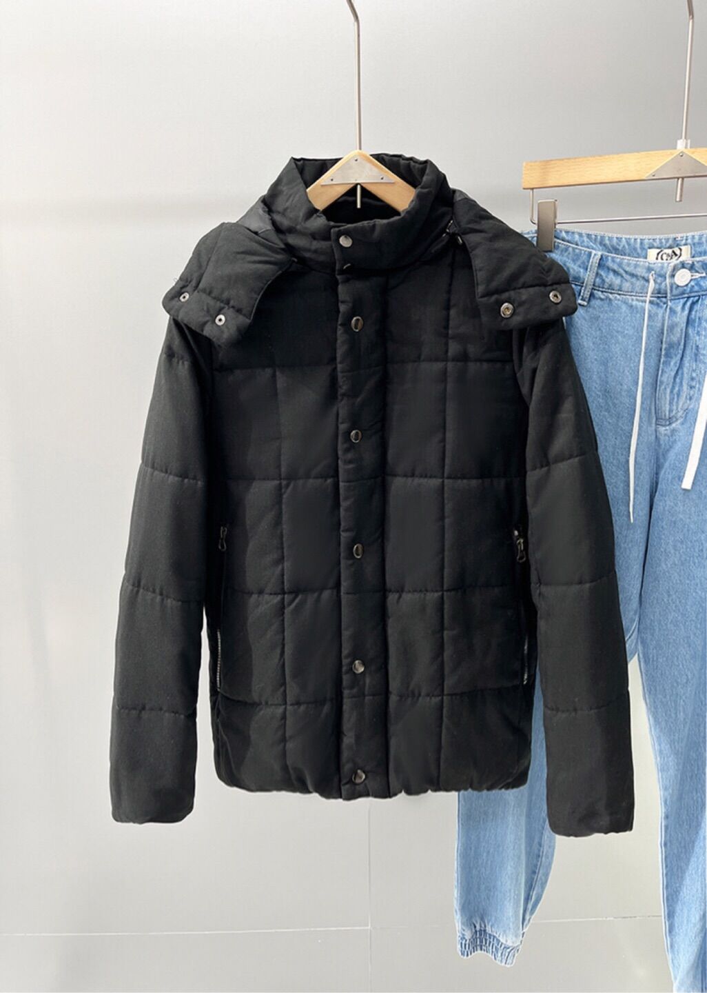 เสื้อกันหนาวผู้ชาย เสื้อแจ็คฮู้ด กันหนาว PUFFER JACKET 🎱แบรนด์🌟BENO ...