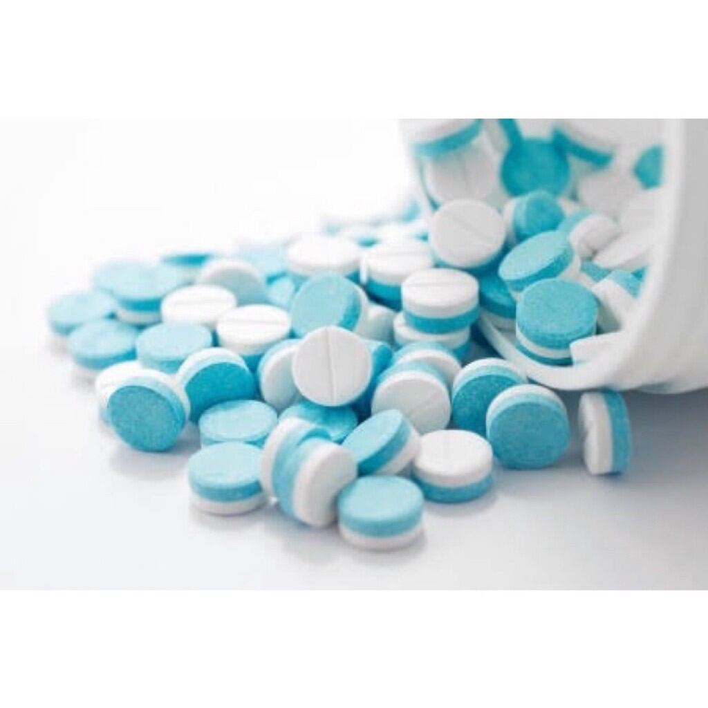 Mymol พารา ฟ้า ขาว 500 mg. มายมอล ไวท์ บลู พาราเซตามอล 100 เม็ด (1 ขวด ...