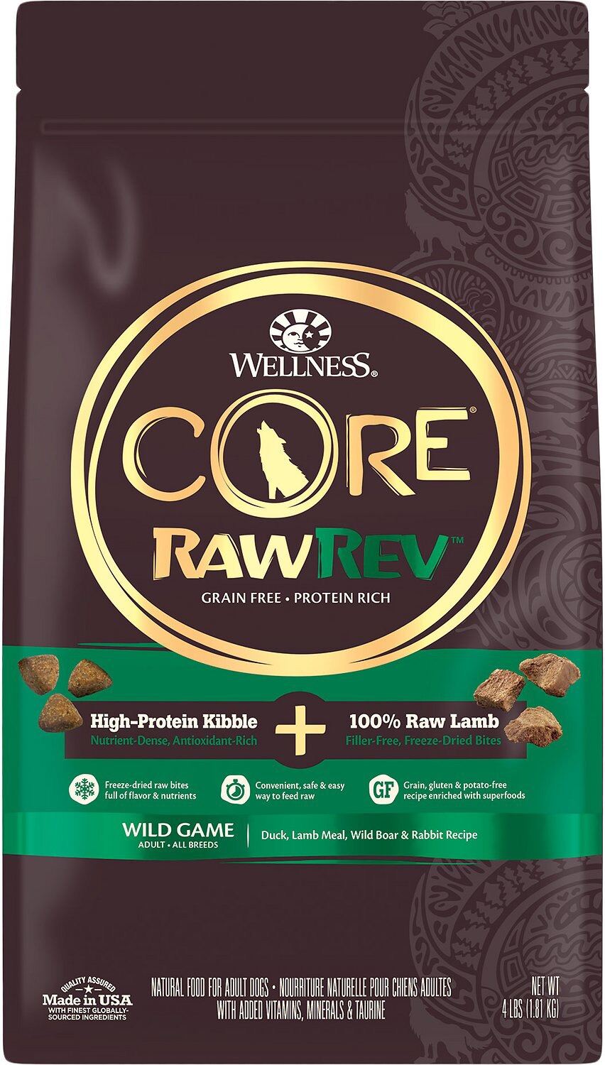 สินค้าตัวอย่าง อาหารสุนัข WELLNESS CORE มีให้เลือกหลายสูตรทุกช่วงวัย (สุนัขเด็ก - สุนัขโต ...