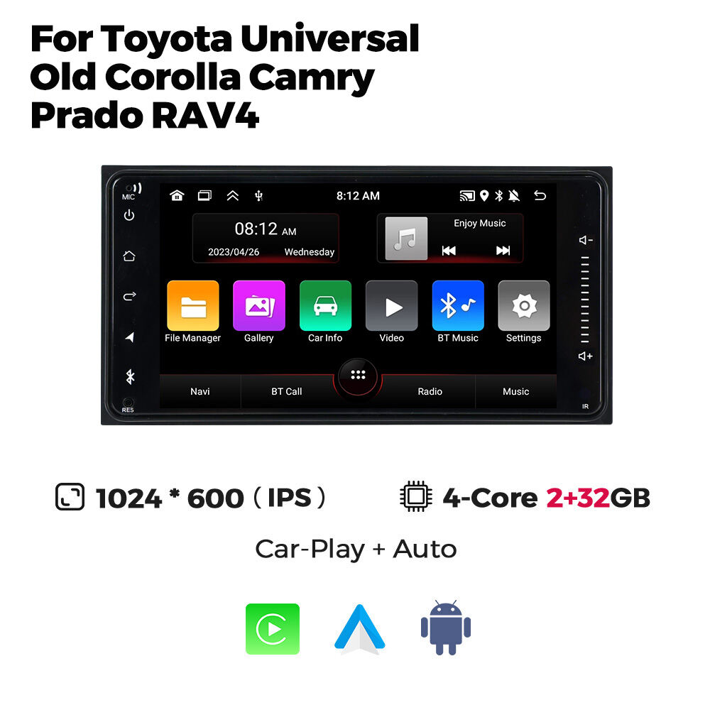 เครื่องเล่นวิทยุในรถยนต์ระบบแอนดรอยด์2DIN เครื่องเล่นมัลติมีเดีย ...