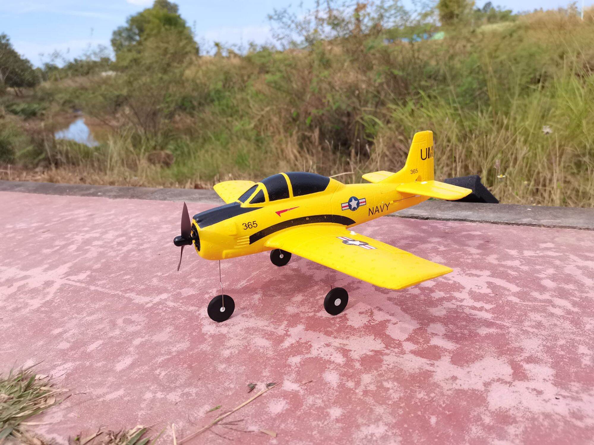 XK A210 TROJAN MINI T28 380mm Wingspan 2.4G 4CH 3D6G โหมด Switchable 6 ...