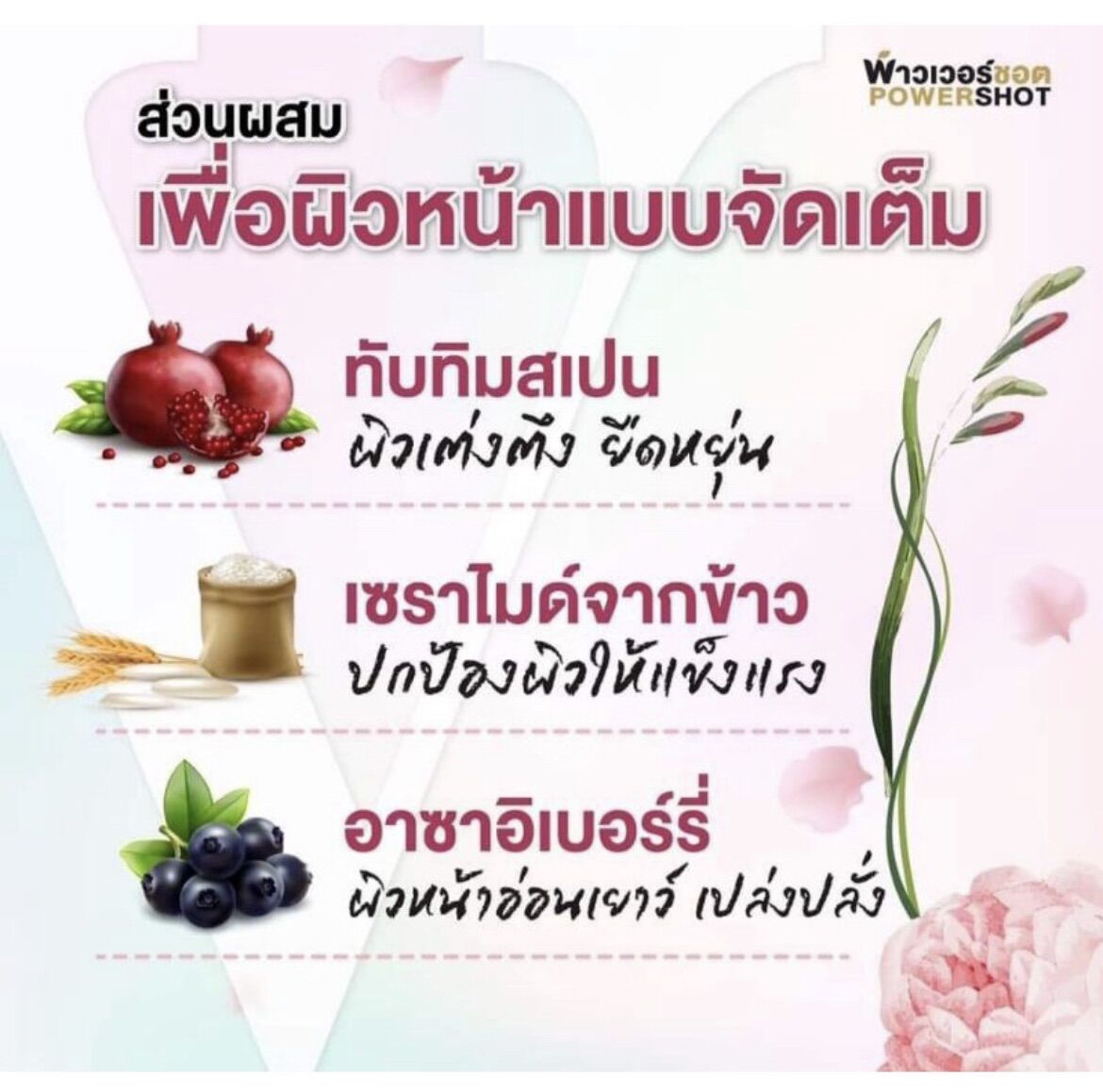 Powershot Botera V โบเทร่าวี ผิวแข็งแรง ยืดหยุ่น เต่งตึง - Lafiore ...