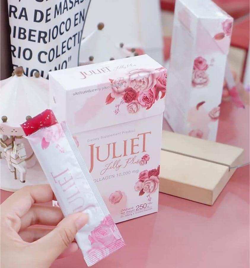 Juiet jelly collagen จูเลียตเจลลี่คอลลาเจน1กล่องมี10ช่องเจลลี่ทานง่าย ...