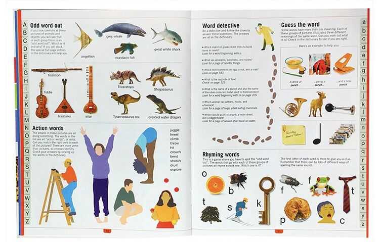 DK Children's Illustrated Dictionary Ages 6-12 with Hardcore ...