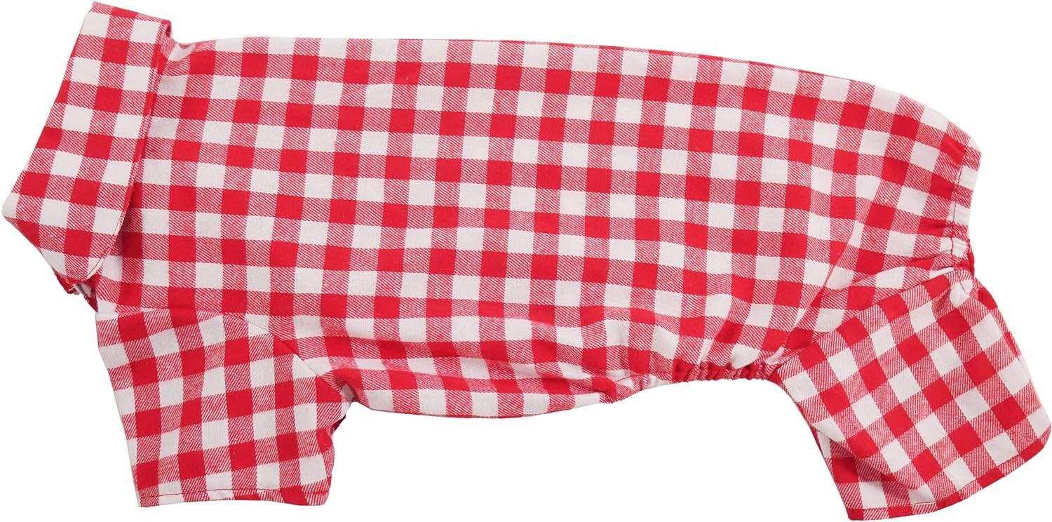 Rosewood Red Gingham Pyjamas for Pets - เนลลี่ กรุ๊ป - ThaiPick