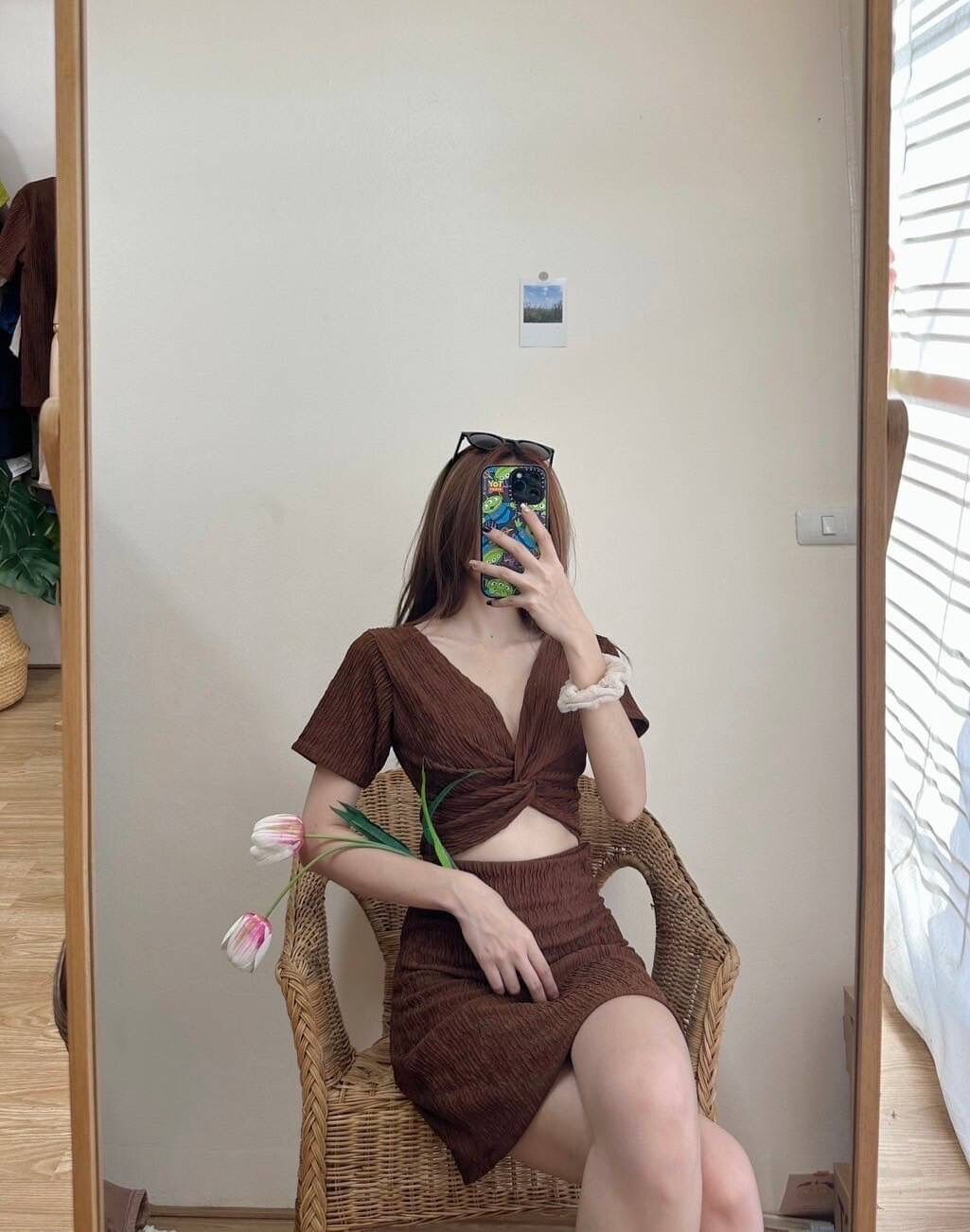 🧡PATCHARIN🧡เดรสแขนสั้น ทวิสหน้า | Lazada.co.th