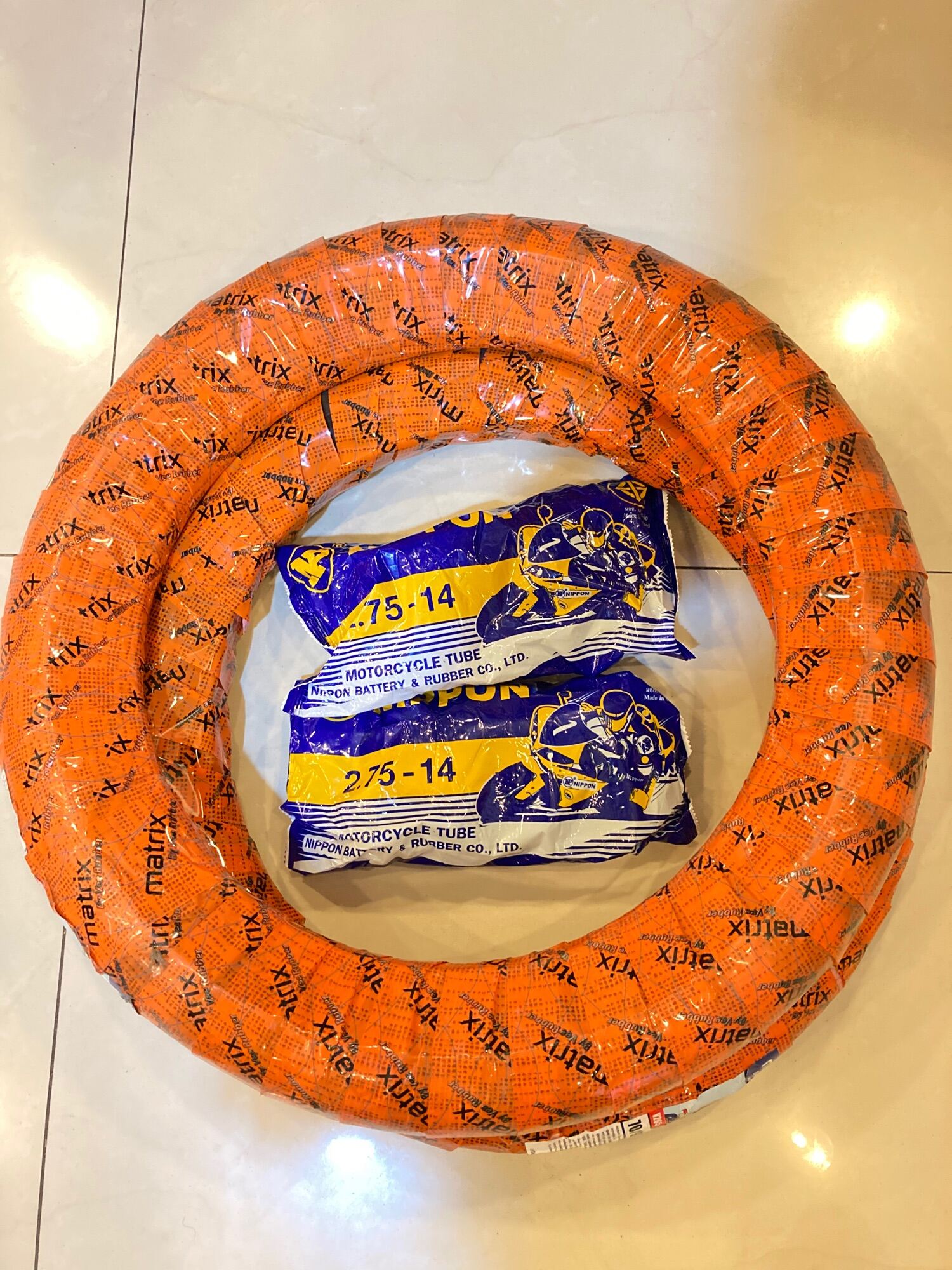 ยางนอก 80/9014-90/90 -14 veerubber ลายไฟ+ยางใน 2.75x2 | Lazada.co.th