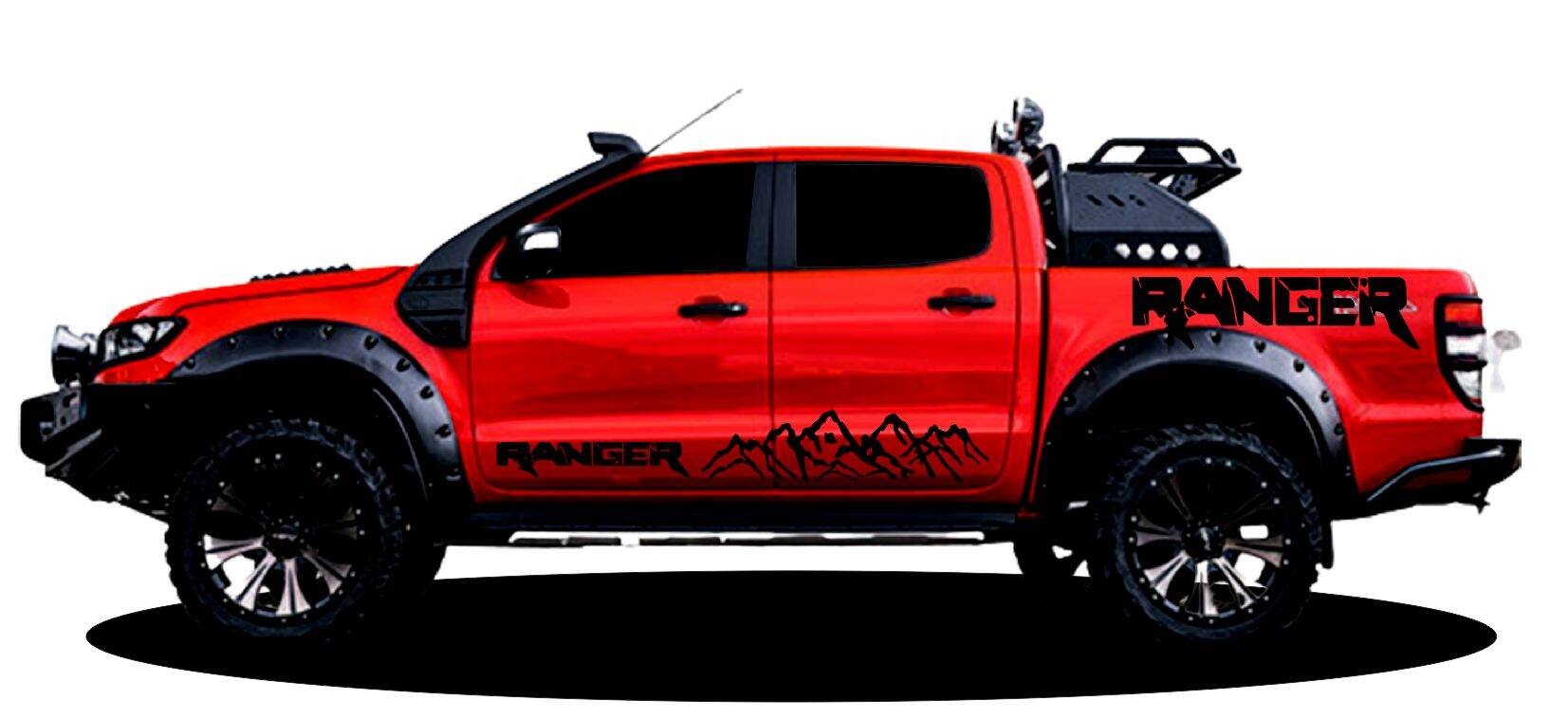 L-492 sticker ford ranger สติ๊กเกอร์ลายภูเขา สติ๊กเกอร์ข้างประตู ...