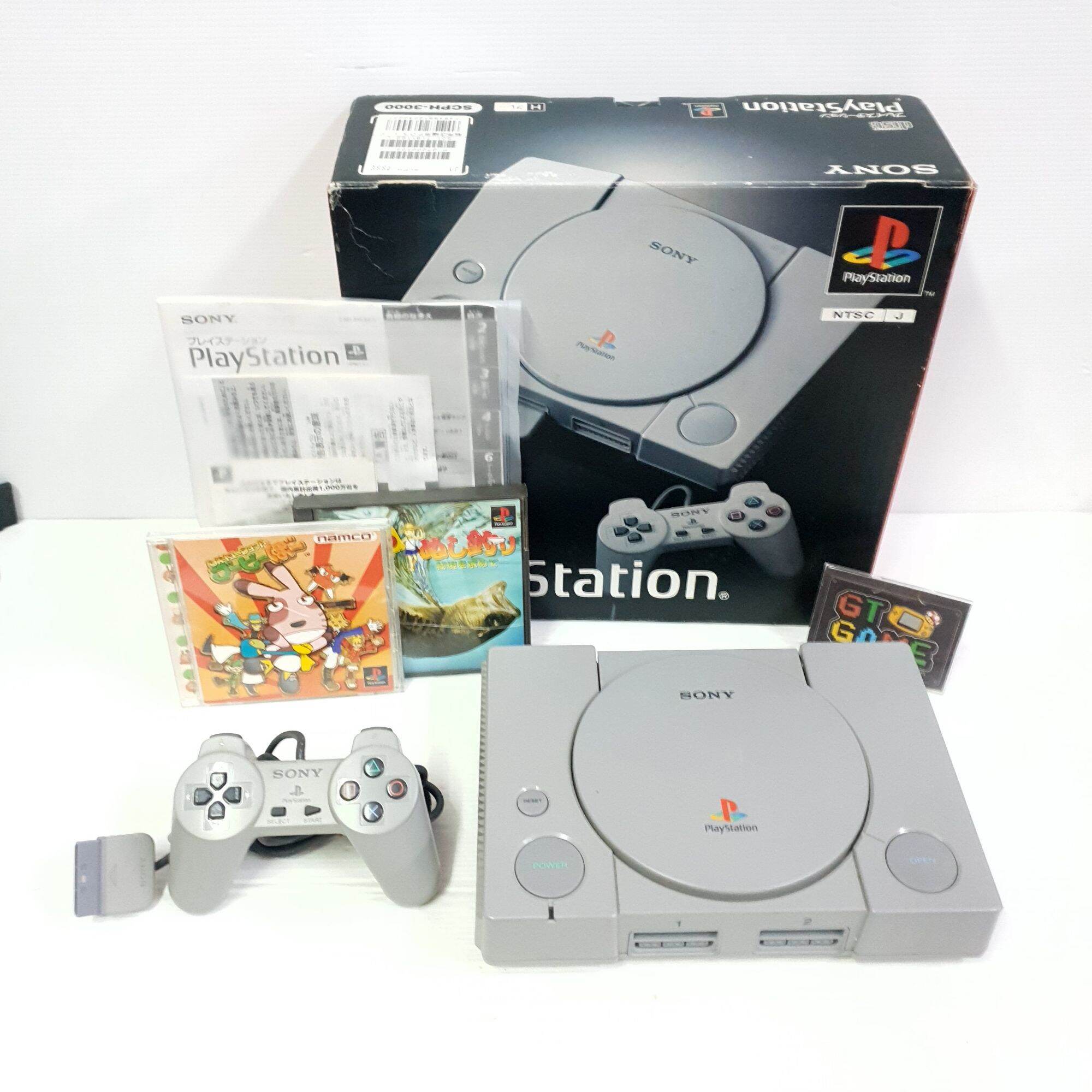 SONY PS1 SCPH-3000 🎮 Boxed 98% Japan 🇯🇵 110 v. 🕹 NTSC-J (1995)⚡ ...