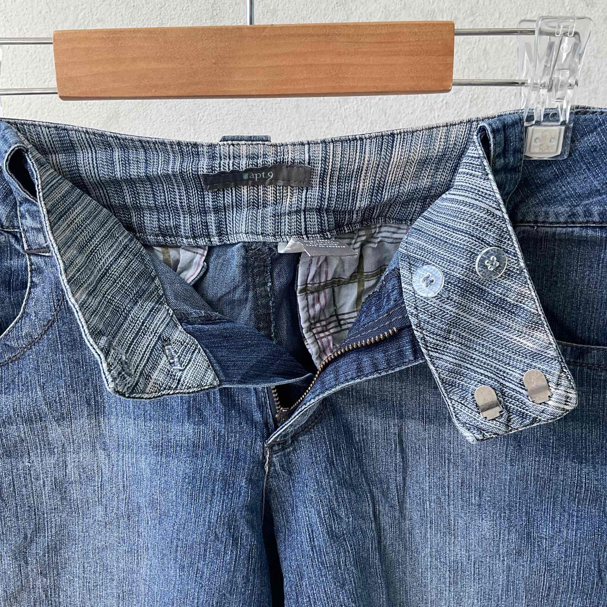 กางเกงยีนส์ apt.9 BLUE D103 | Lazada.co.th