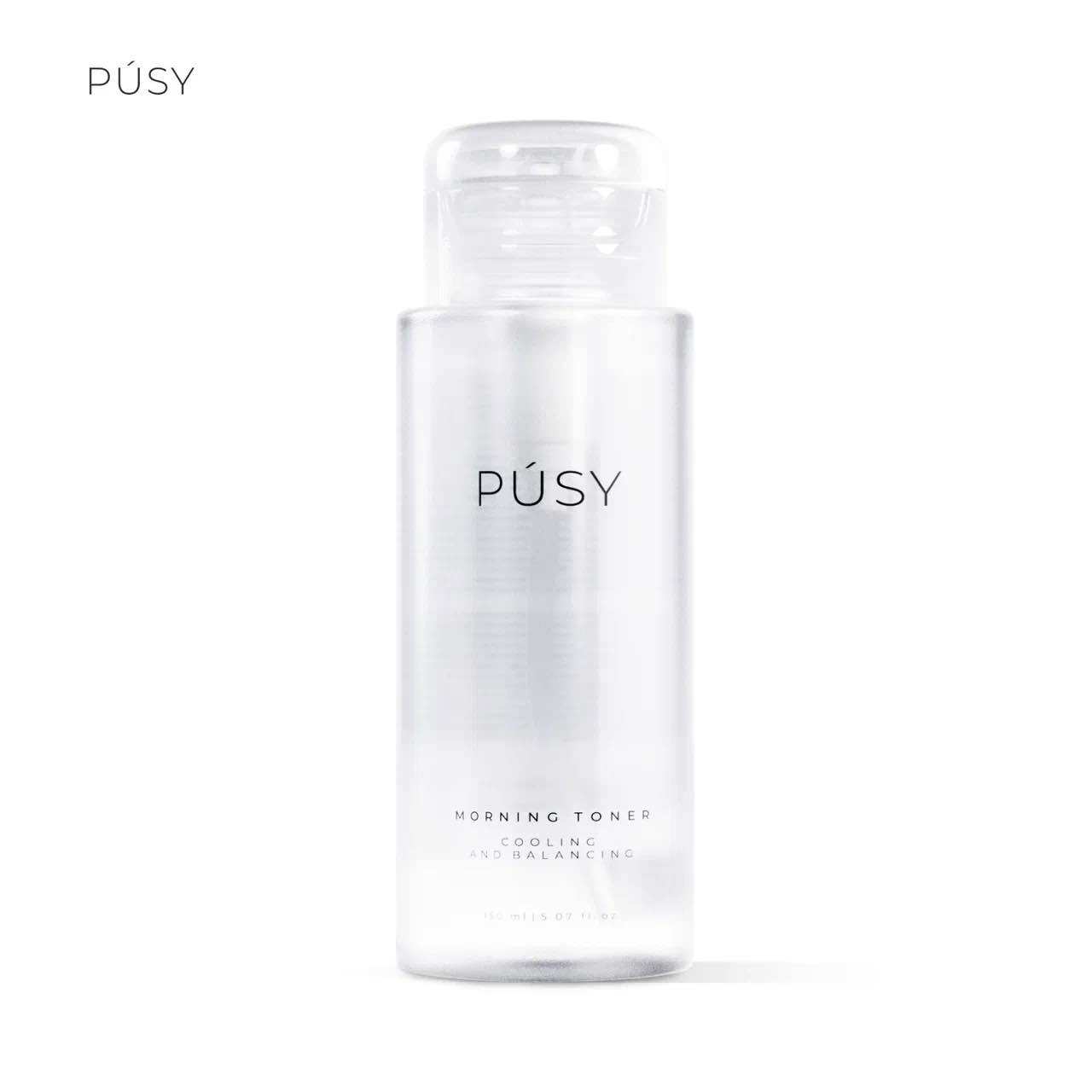PUSY Morning toner cooling tonic face toner โทนิคใบหน้า โทนเนอร์เช็ด ...