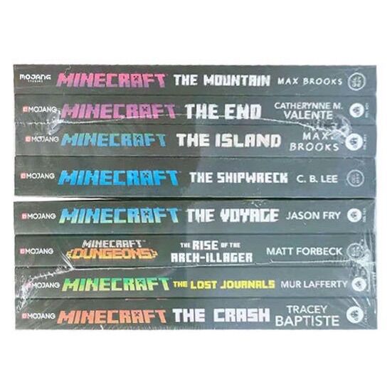 Minecraft 8 books set,English puzzle game novel book for children [The ...