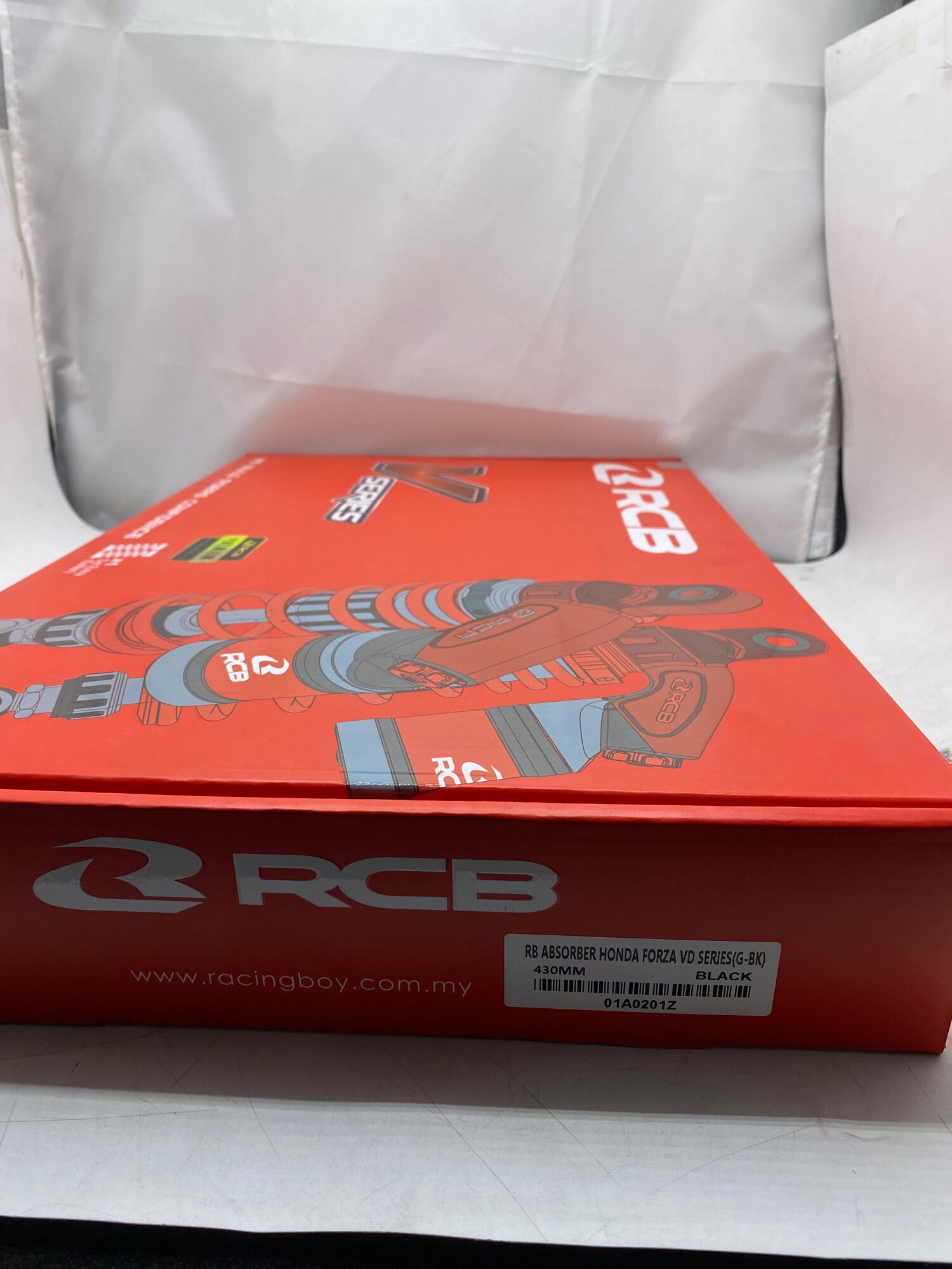 โช๊คหลัง (RCB) FORZA-300 ยาว:430mm สีดำ รหัส:01A0201Z | Lazada.co.th