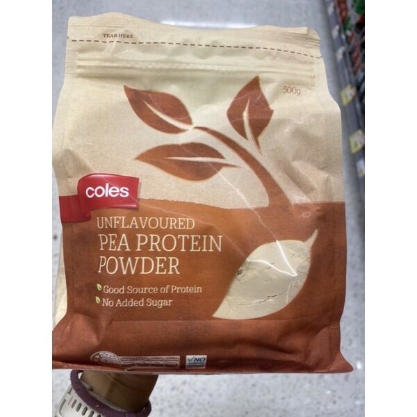 ผงโปรตีน จากถั่วเหลือง ตรา โคลส์ 500g. Pea Protein Powder ( Coles Brand ...