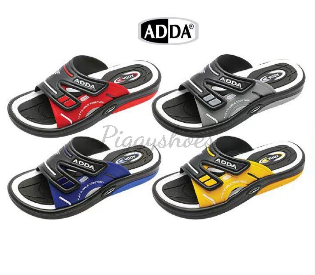 Adda รุ่น21N28 รองเท้าแตะชาย-หญิง ไซส์ 4-11 - Piggyshoes - ThaiPick