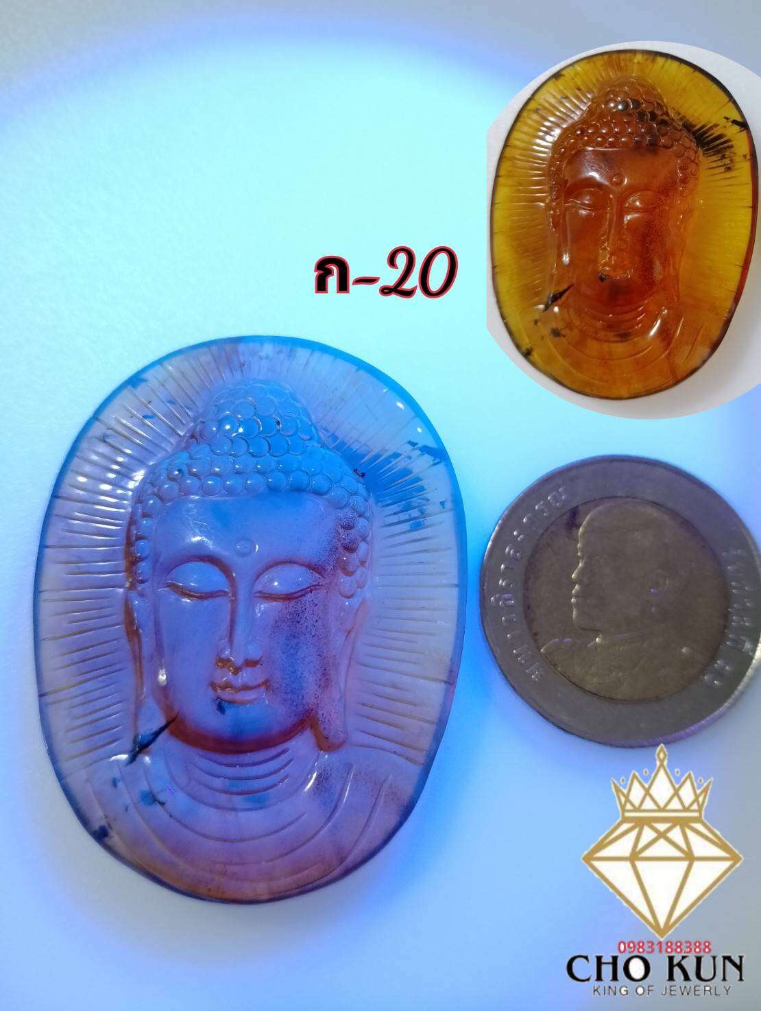 ก-20 จี้อำพันพม่า รูปแกะสลักพระพุทธรูป อำพันพม่าฟอสซิลยางไม้กลายเป็นหิน ...