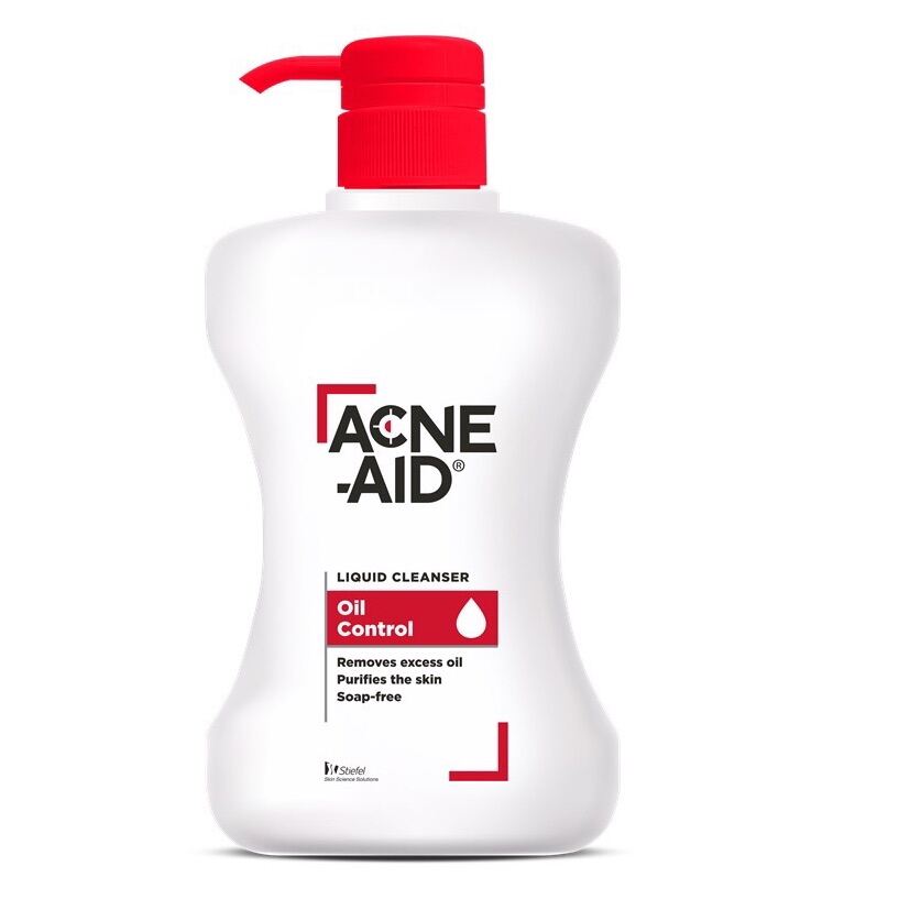 Acne Aid แอคเน่ เอด ลิควิด คลีนเซอร์ สีแดง 500 มล. Acne-Aid Liquid ...