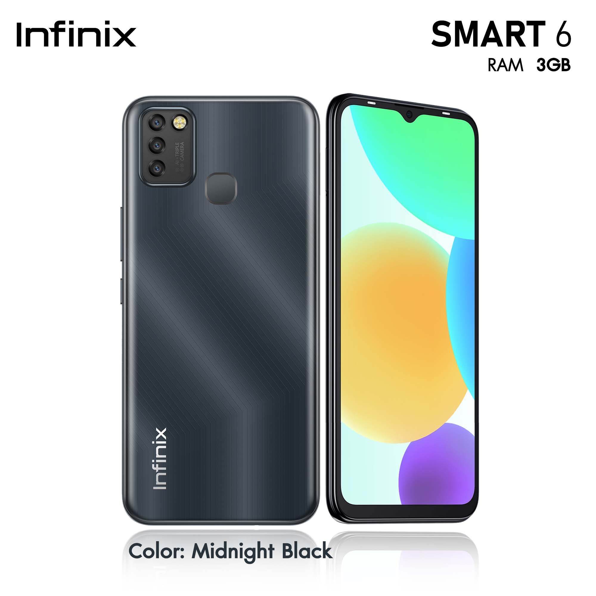 Infinix Smart6 (3+64GB) ประกันศูนย์ กล่องซีลแท้ไม่แกะ | Lazada.co.th