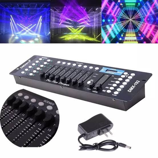 บอร์ดคุมไฟ บอร์ดคอนโทรลไฟ เวที แสงสี DMX512 ,DMX192 Scanner Console DMX ...