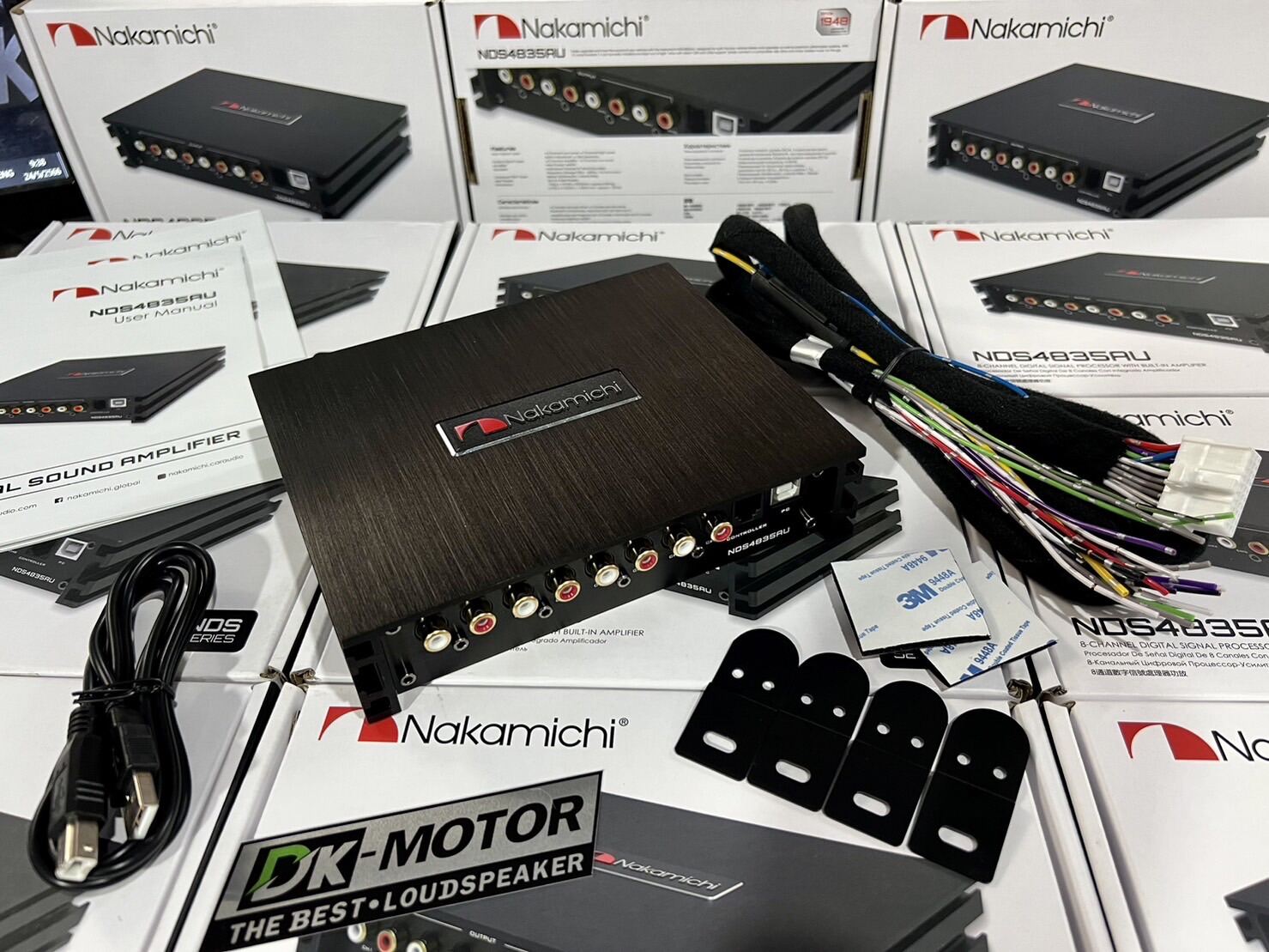 Dsp Nakamichi NDS4835AU นากามิชิ เข้า4 ออก8 Digital Sound Amplifier 31Band EQ 50wx4 - ดีเค ...