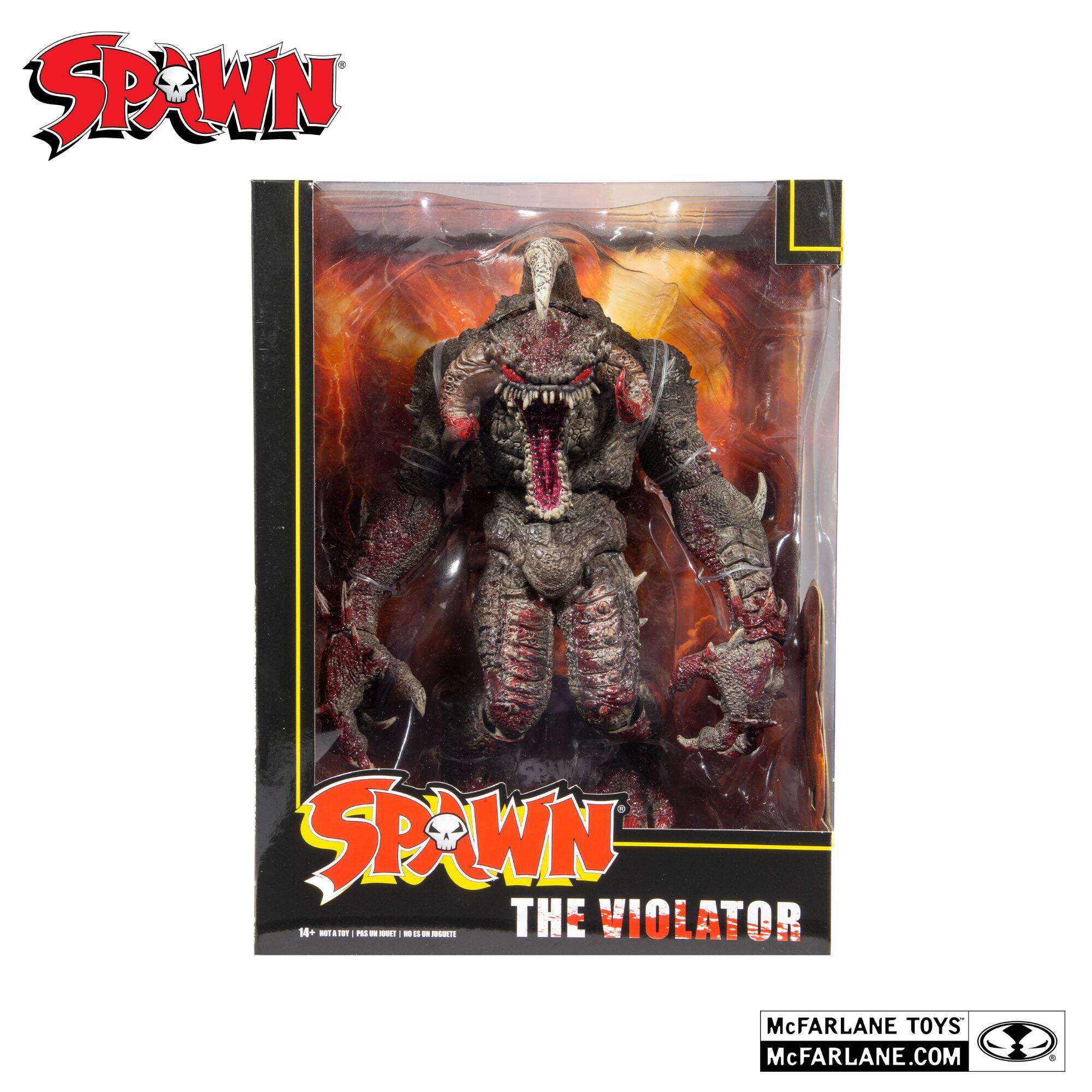 McFARLANE SPAWN THE VIOLATOR (BLOODY) 12 INCH ACTION FIGURE ...