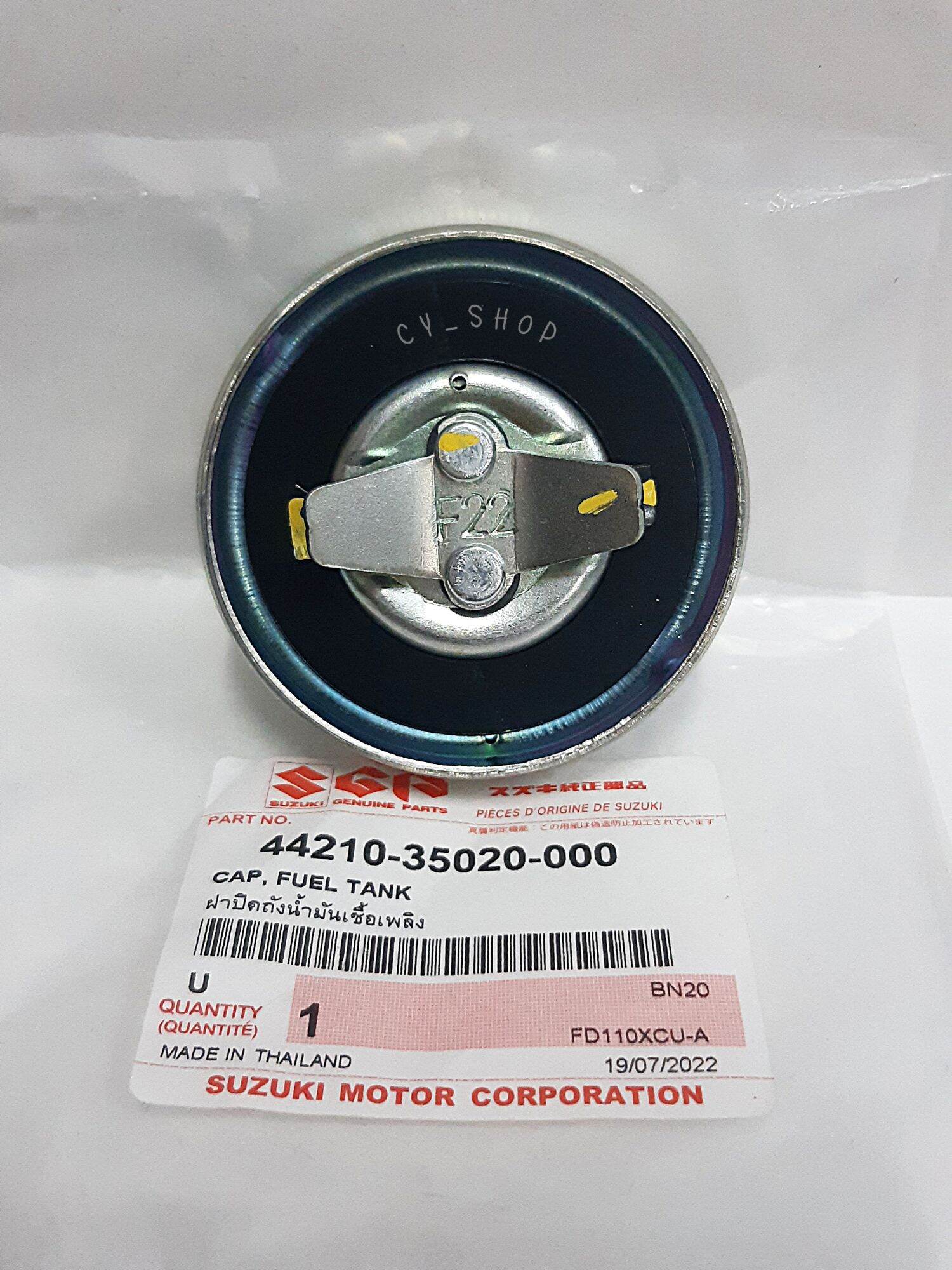 ฝาถังน้ำมัน SUZUKI RC100,SMASH (44210-35020-00) แท้ศูนย์ สามารถใส่ FINO ...