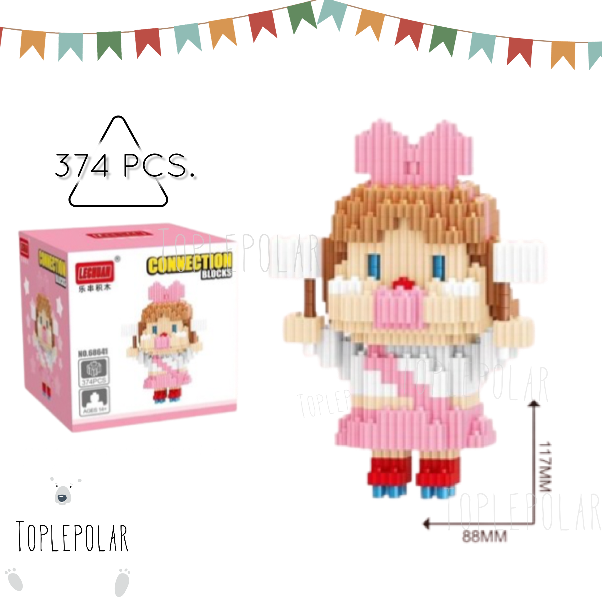 ชุดตัวต่อนาโน Block จิ๋ว Lechuan 68641 ชุดครายเบบี้ อาร์ตทอยสุดฮิต เด็ก ...