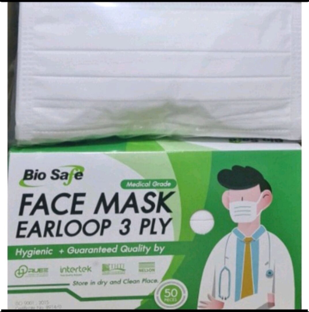 Biosafe. กล่อง 50 ชิ้น ป้องกันไวรัส แพ็คเกจใหม่ - jeabshopja - ThaiPick