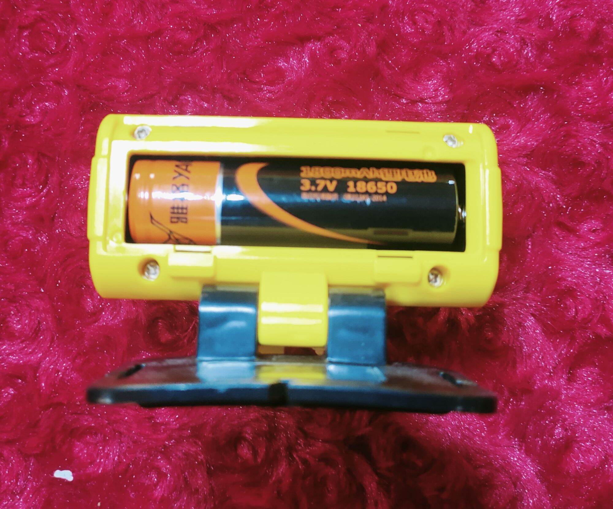 YAGE YG-U106ไฟฉายแสงสีขาวถอดเปลี่ยนแบตเตอรี่ได้ ใช้งานได้ต่อเนื่องใช้งานได้ยาวนานคาดหัวสว่างตลอด ...