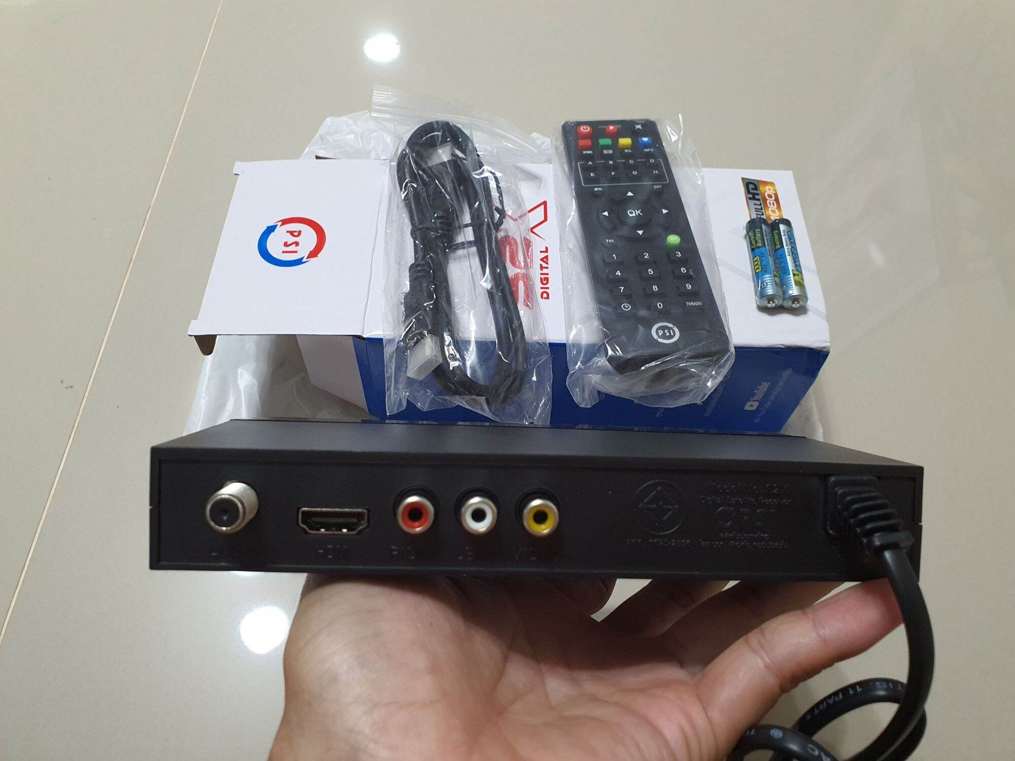 กล่องดาวเทียมS2X PSI ใส่ได้กับจานเล็ก จานใหญ่ เครื่องอัพเดตOTAอัตโนมัติ ...