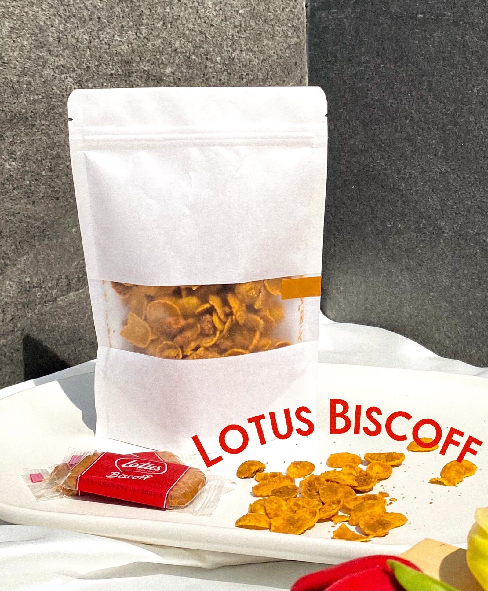 คอร์นเฟลค รสคารามเมลสูตรพิเศษ | Biscoff Cornflakes x Lotus Biscuit ...