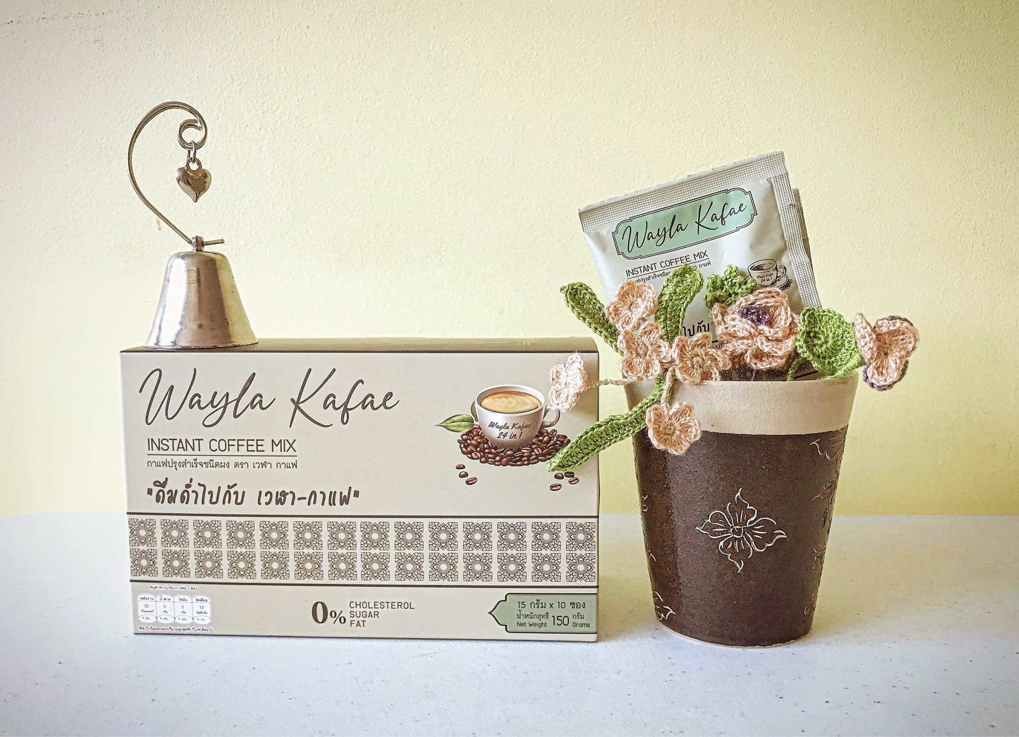 กาแฟปรุงสำเร็จชนิดผง 24in1 ตราเวฬากาแฟ WayLaKafae 1 กล่อง 10ซอง ซองละ ...