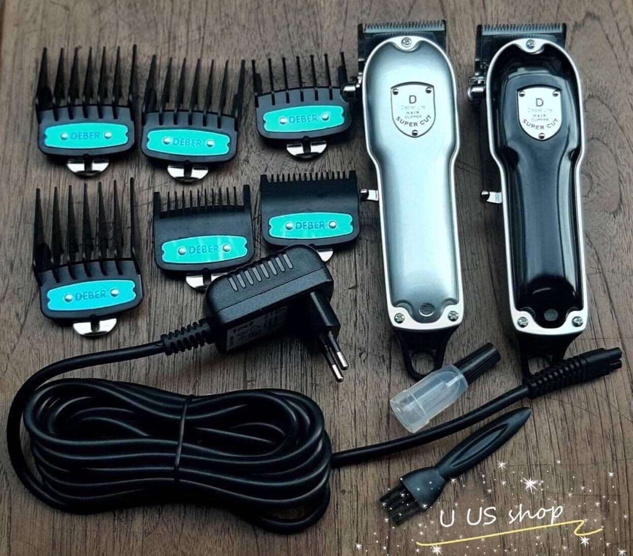 super deber Lite ปัตตาเลี่ยนตัดผม รุ่นฟันสแตนเลสพิเศษ สีเทา(ไร้สาย ...